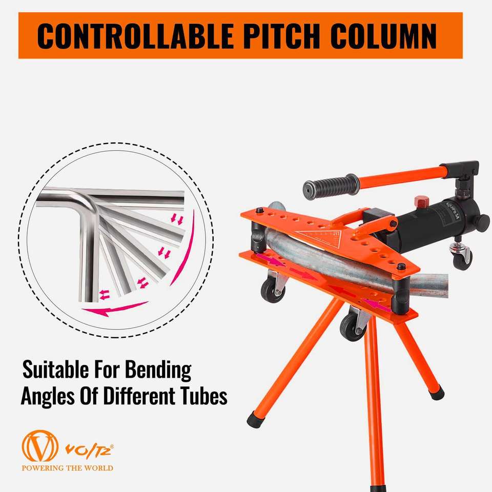VOLTZ VZ-HPB-3A Pipe Bender With Tripod 18 ton Tripod type Manual ...