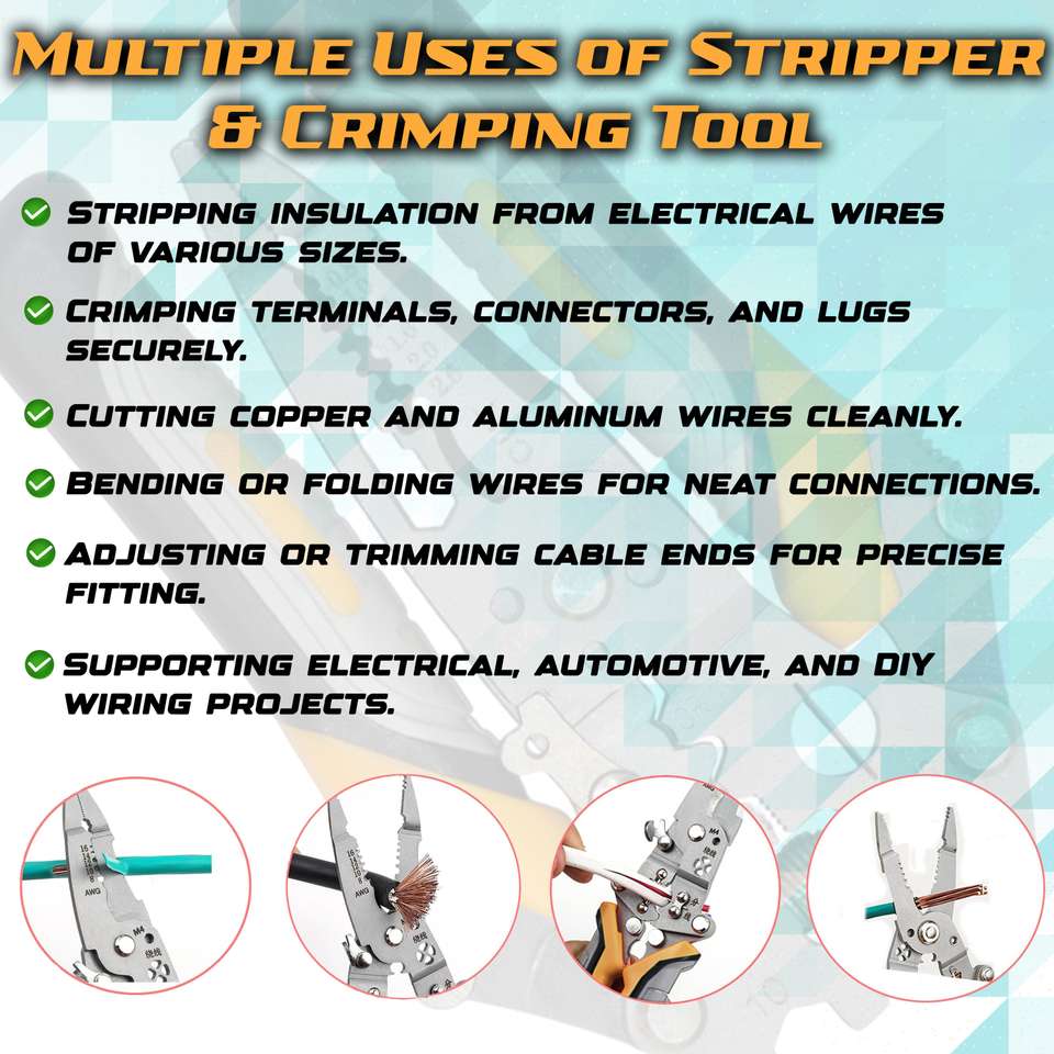 Digital Craft Foldable Wire Stripping and Crimping Tool – Multi ...