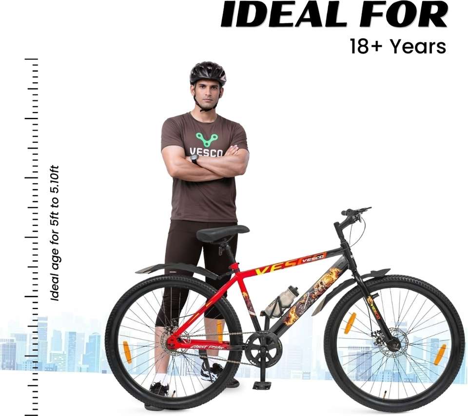 VESCO Ghost Rider 27.5T Cycle for Men | Dual Disc Brake Cycle, Ideal ...