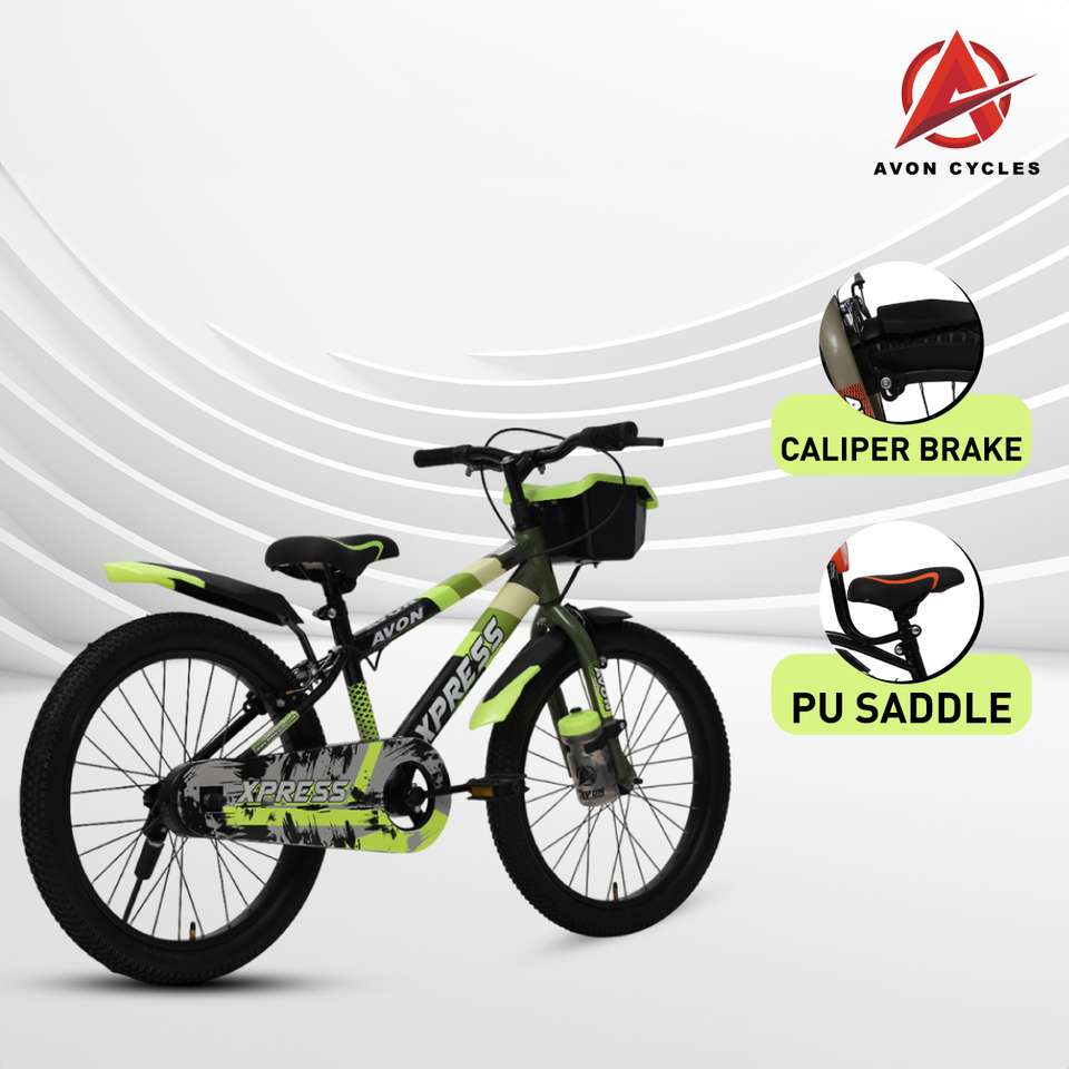Avon Cycles XPRESS 20T KIDS CYCLE MILITARY GREEN 20 T (inch) BMX Cycle ...