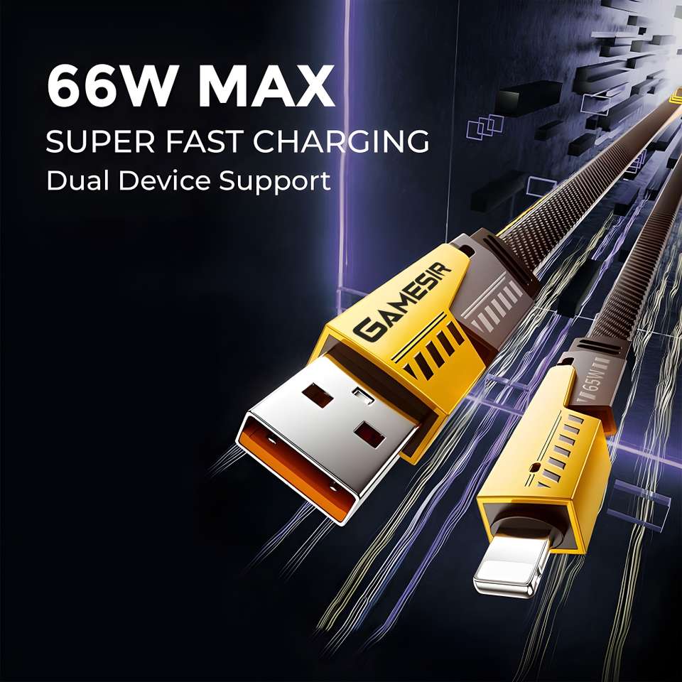 GameSir Lightning Cable 13 A 1 m Metal Braided 4in-1 Lightning Cable ...
