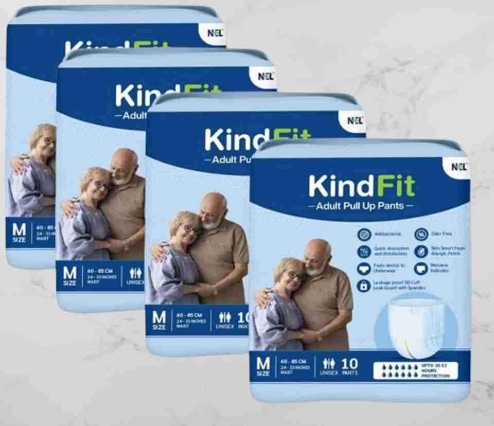 KINDFIT Adult Pull-Up Waist Size ( 24-33 Inch)|Pack of 4_H_146 Adult ...