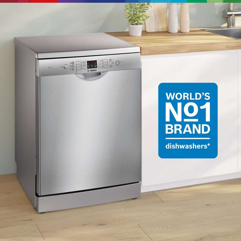 BOSCH SMS66GI01I Free Standing 13 Place Settings Intensive Kadhai ...