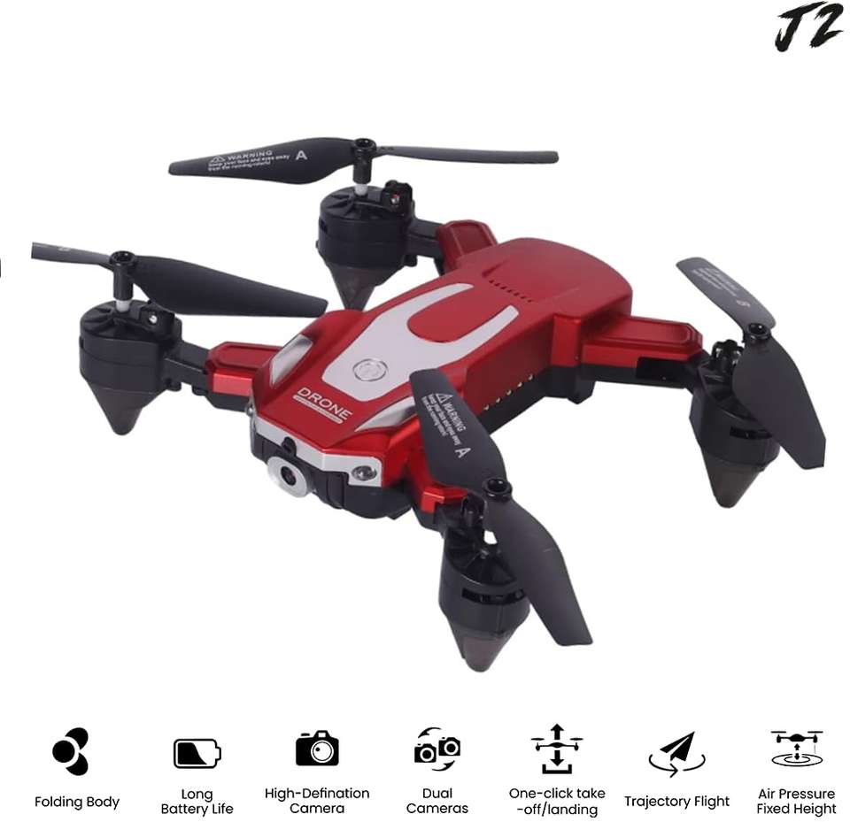 NOWAIT Modern J2 Portable Camera Drone Providing 1080 Rotation With ...