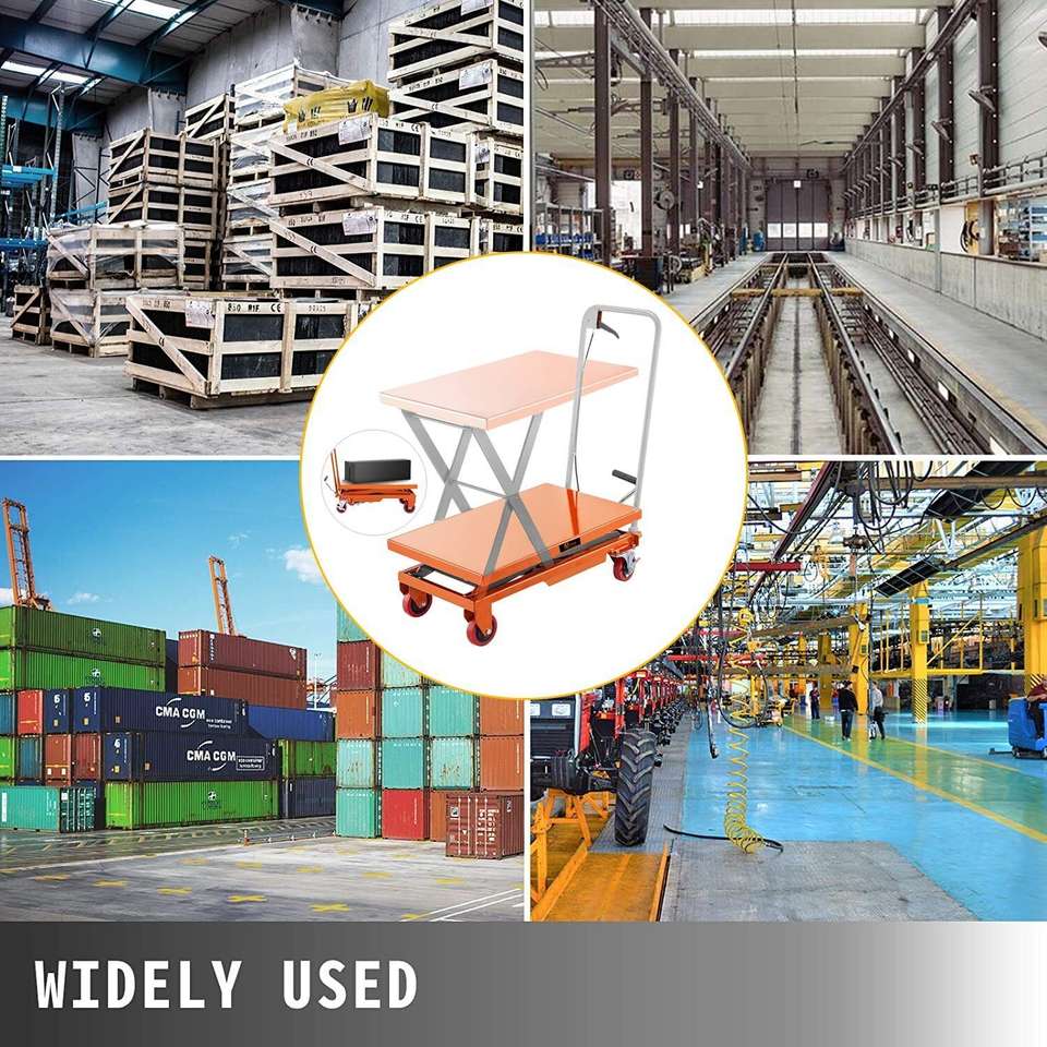 VOLTZ 150 Kg Hydraulic Lift Trolley Drywall and Masonry Cart Price in ...