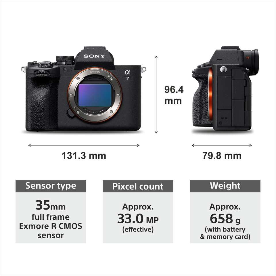 SONY Alpha 7M4 Mirrorless Camera Body Only + Rechargeable Battery (NP ...