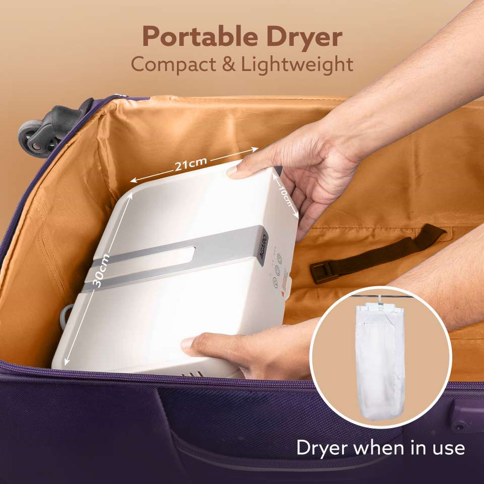 AGARO Regal Portable Clothes Dryer, Automatic Clothes Warmer Machine ...