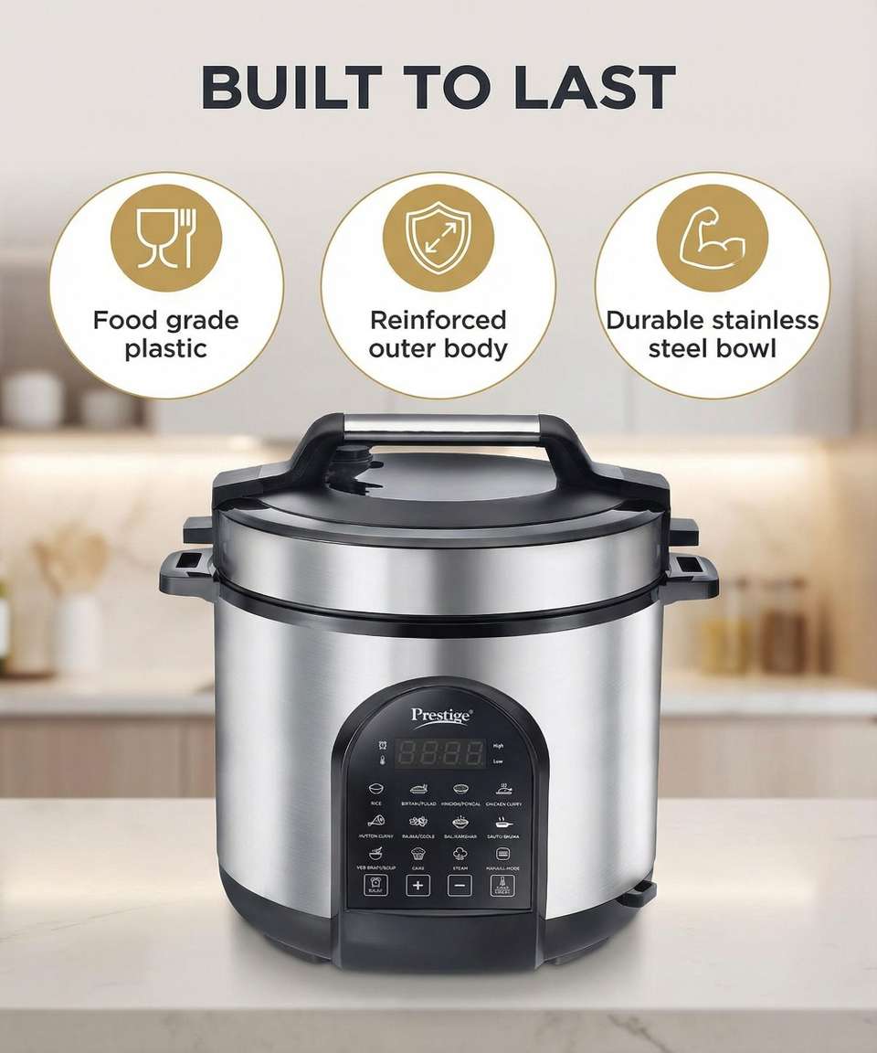 Prestige Smart Cook Electric Pressure Cooker Price in India - Buy ...