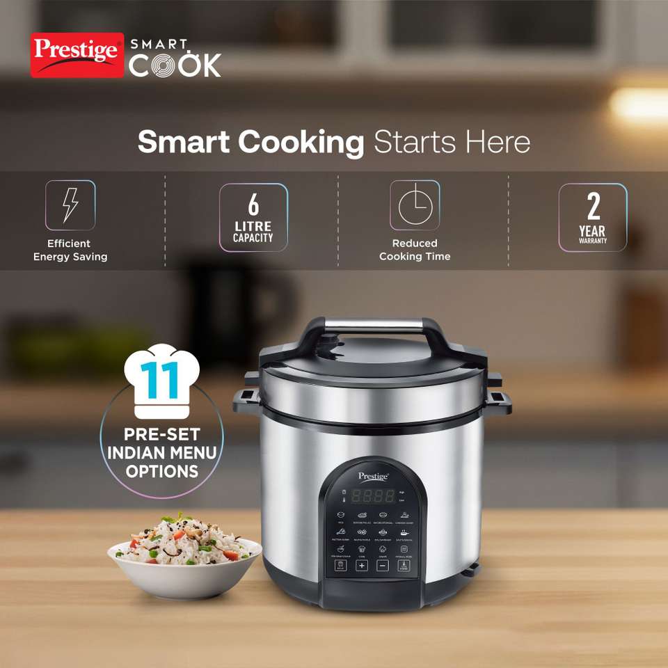 Prestige Smart Cook Electric Pressure Cooker Price in India - Buy ...
