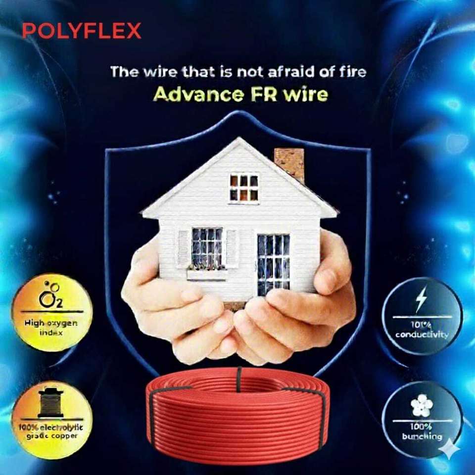 Rex Polyflex |FR PVC|electrical wire|270ft 1 sq/mm Blue 90 m Wire Price ...