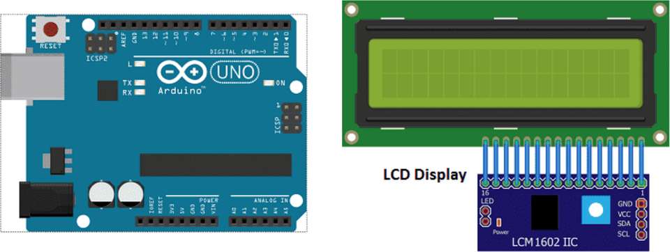 Tuteby 16x2 Green LCD with I2C Module (Unsoldered) LCD Display Price in ...