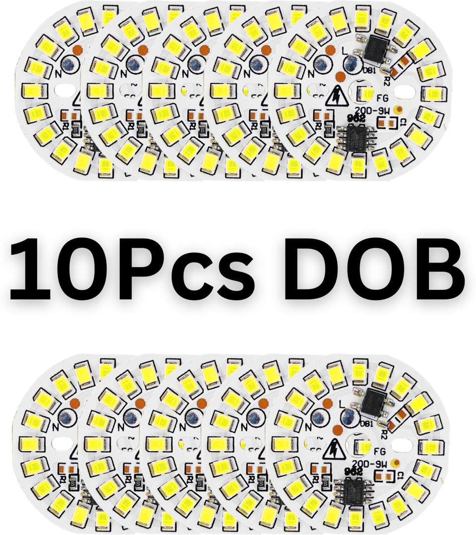 Universal Hub 9W Dob 10Pcs Direct On Board High Brightness Led White ...