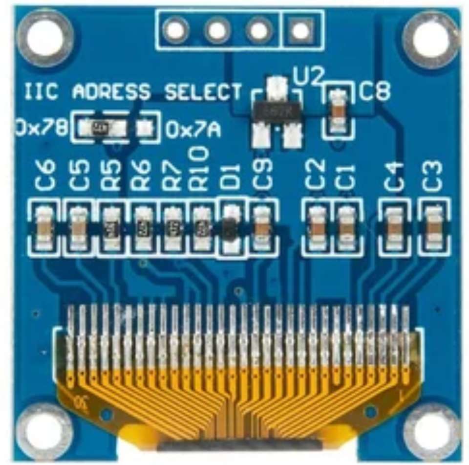 AnuElectronics 0.96 Inch I2C/IIC OLED Display Module Electronic ...