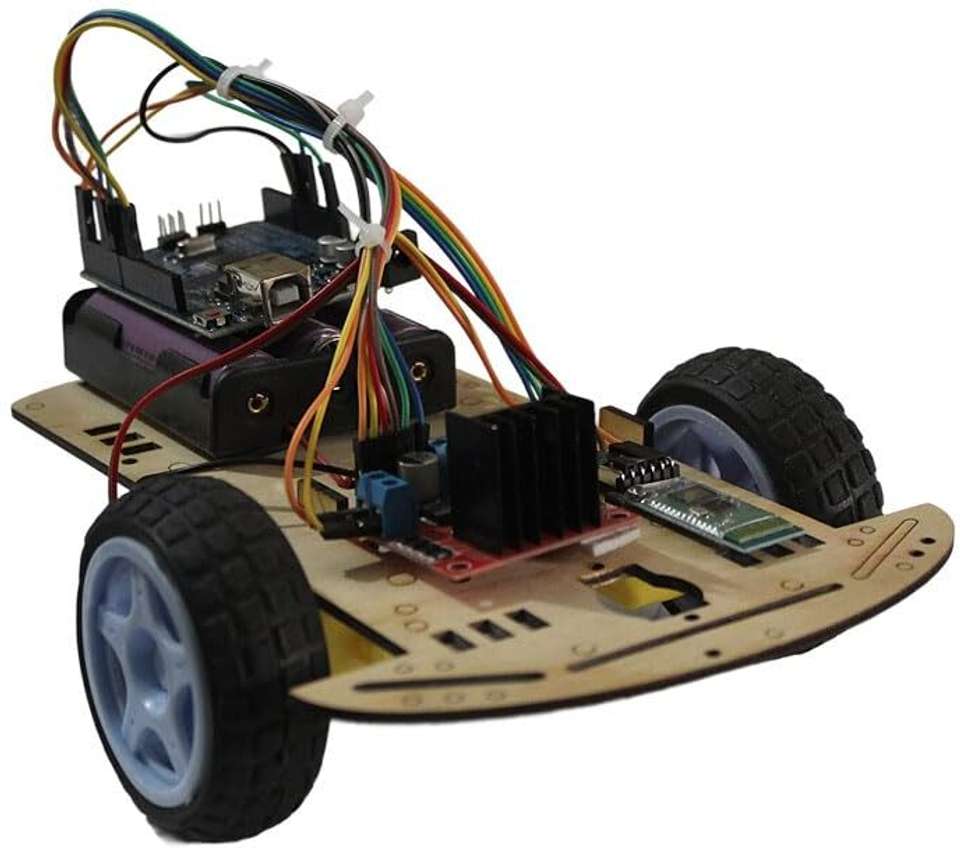 Electrobot DIY Smart Robot Car with Arduino Uno, HC-05 Bluetooth, L298N ...