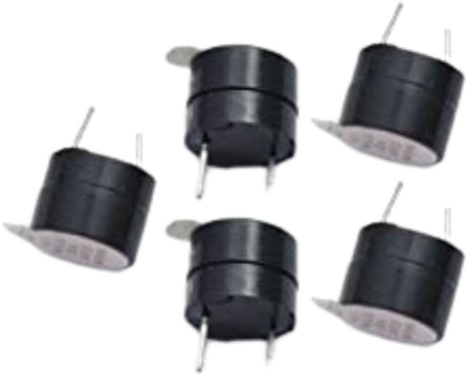 Esptronics 10Pcs Small Mini Buzzer Alarm 5v DC Small Acoustic Component ...
