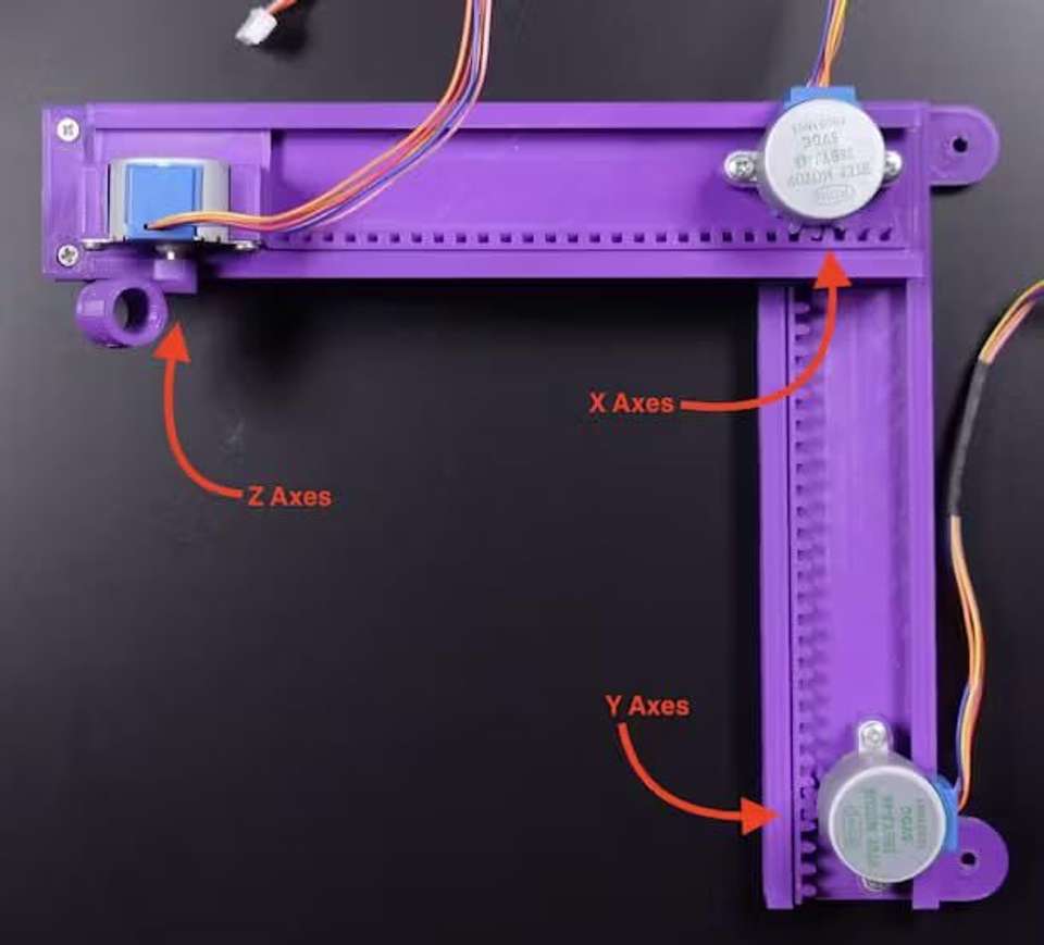 AUTO BOTIX Mini CNC Plotter (Writing Machine) DIY Project Only 3D ...