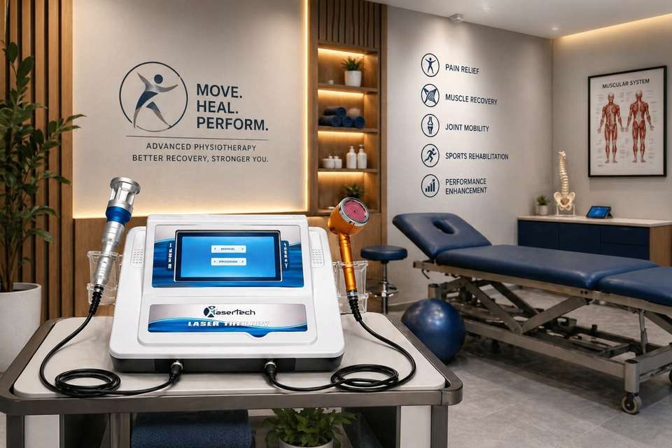 LASERTECH Laser therapy machine LASER THERAPY Electrotherapy Device ...