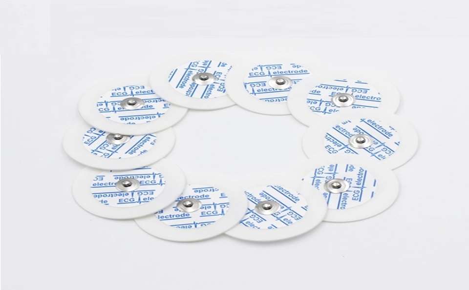 MOWELL Disposable ECG Chest Electrode Adult (Pack of 100 nos) ECG ...