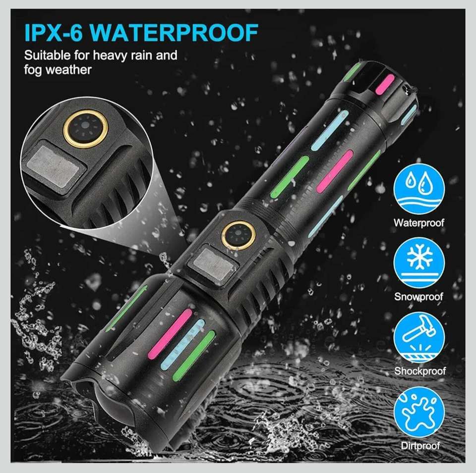 Oximus Waterproof Digital Indicater Inbuilt PowerBank 5Modes, Medium ...