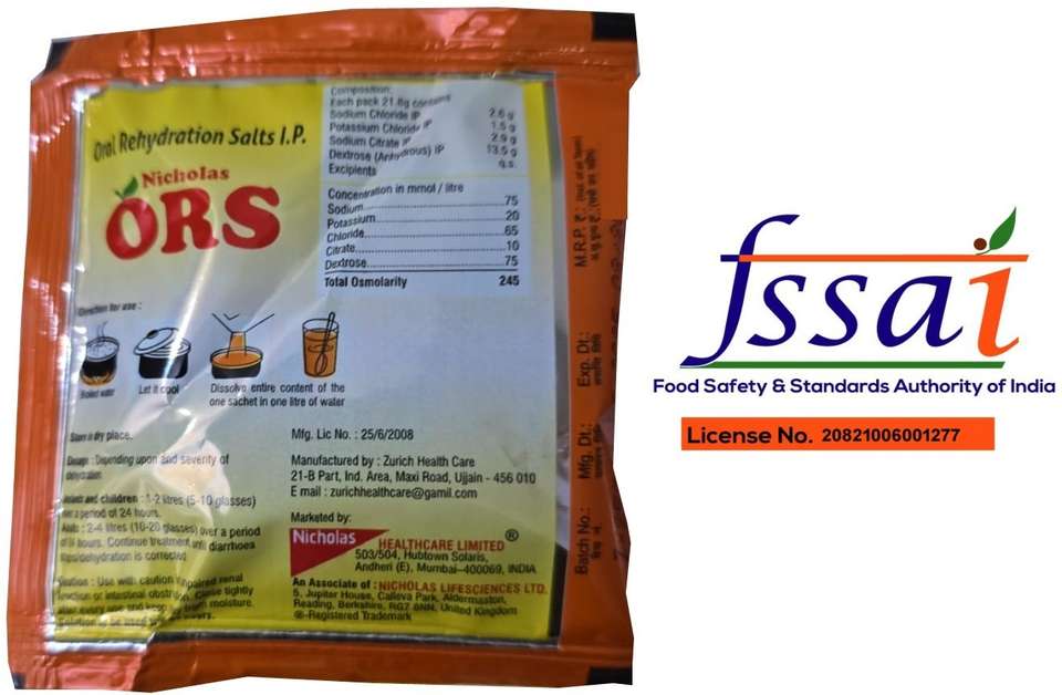 UNIQUE PROFESSIONAL WHO FORMULA ORS POWDER WITH ELECTROLYTES ORANGE ...