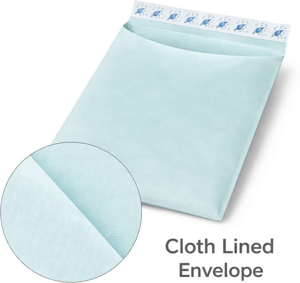 VeleSolv A4 Size Green Cloth Line Office Envelope/Courier Cover ...