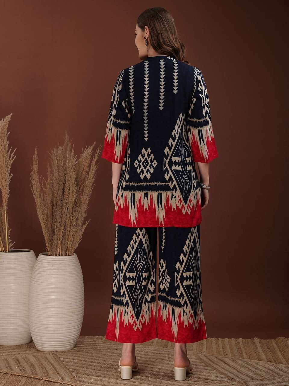 berrylicious Women Ethnic Top Palazzo Set - Buy berrylicious Women ...