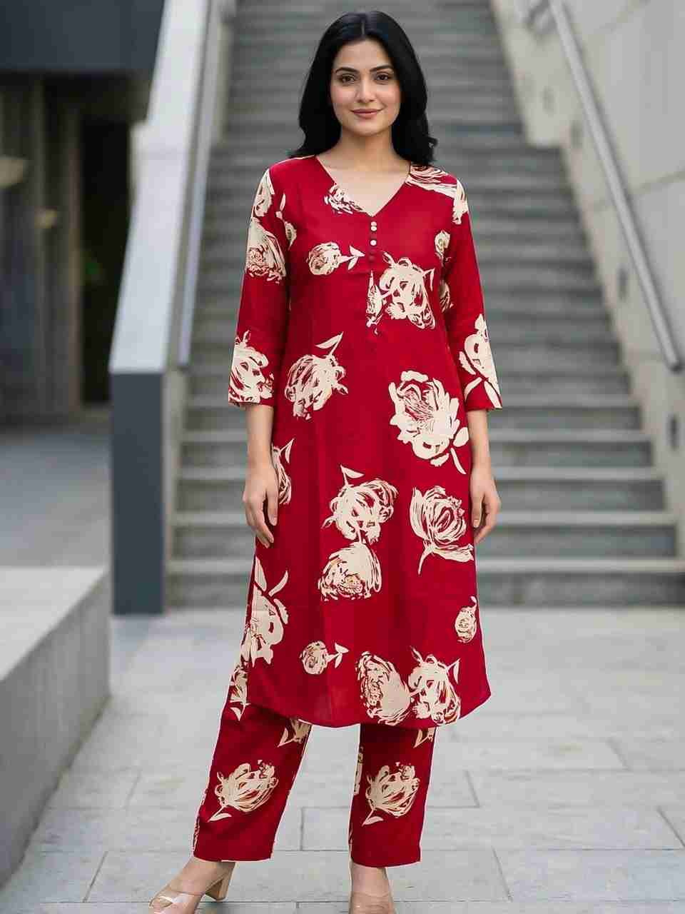 Meena Bazaar Women Kurta Pant Set - Buy Meena Bazaar Women Kurta Pant ...