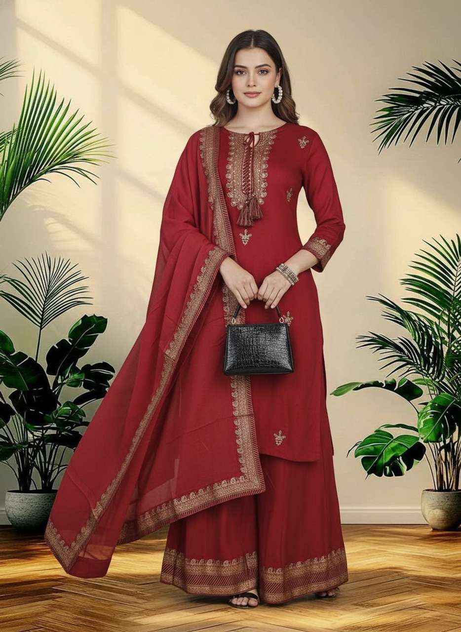 Moda Rapido Women Kurta Palazzo Dupatta Set - Buy Moda Rapido Women ...