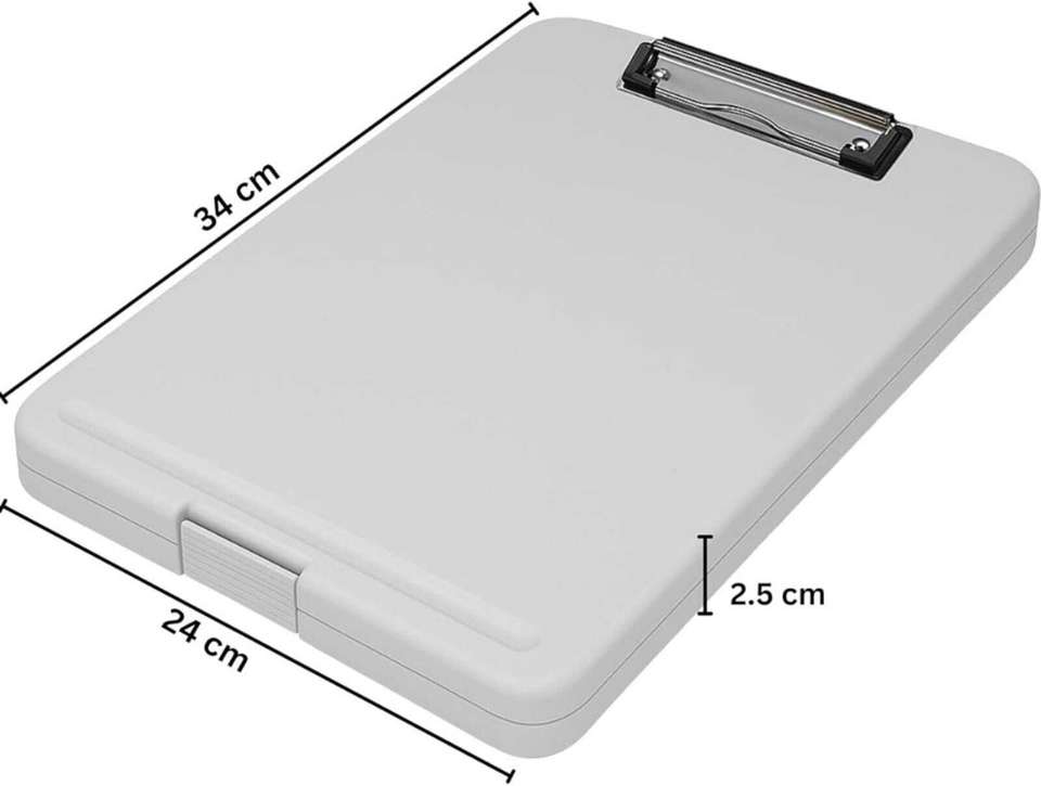 Flipkart.com | Qunex Plast Plastic Exam Writing Pad with Storage ...