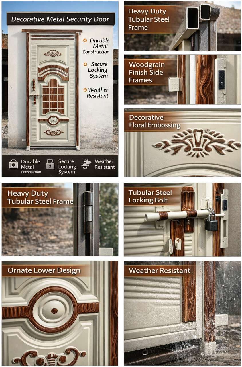 harshit enterprises Elite Door India 3.5ft X 6.5ft (Left Side Openable ...