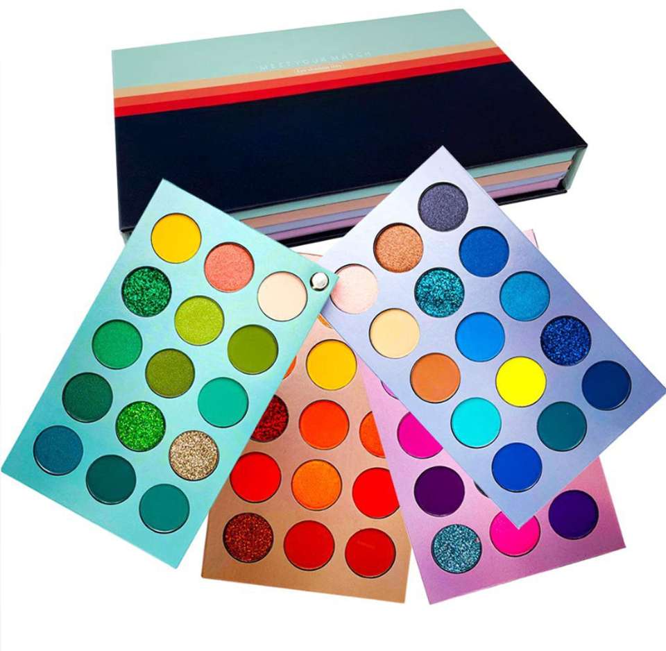kHUDAt Rich Textures, 60 Shades: Eyeshadow Palette 111.219999999999 ml ...