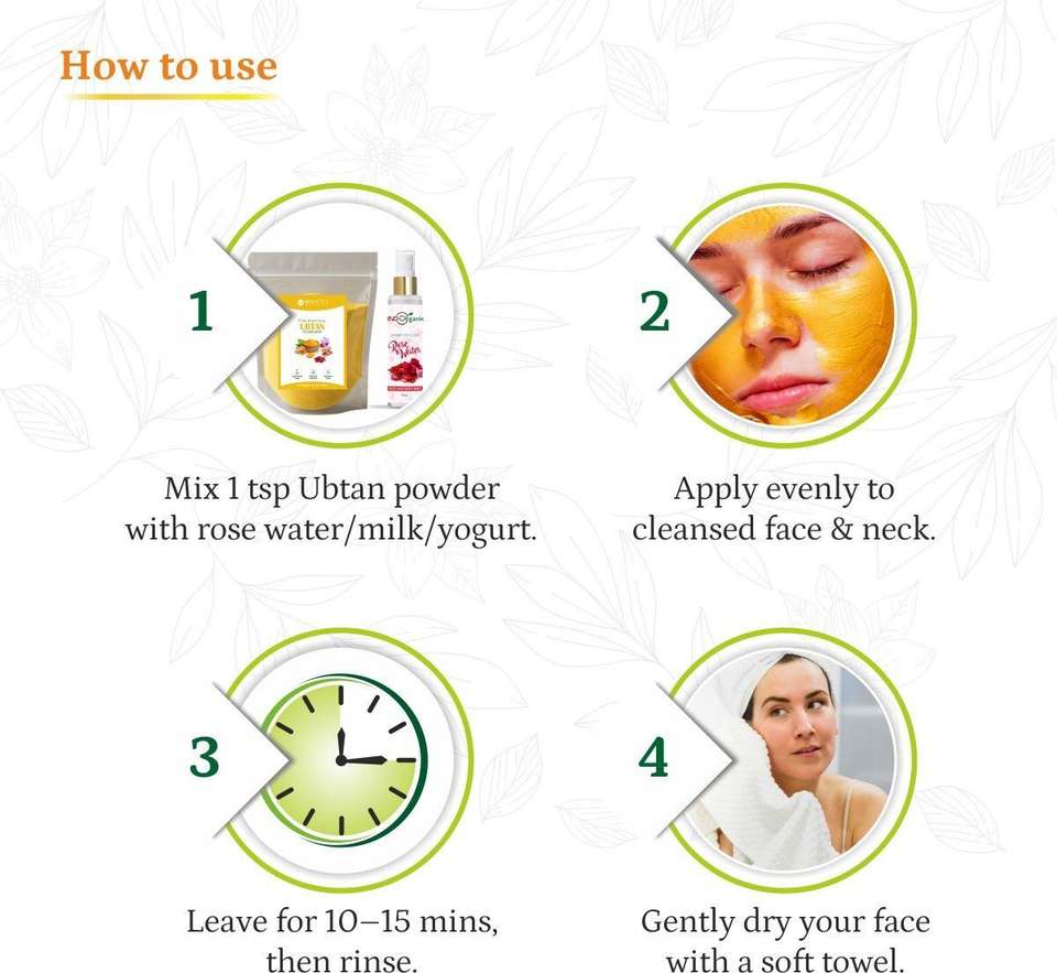 Mucci Ubtan Powder for Skin Whitening,Tan, Reduces Scars, Dark Circles ...