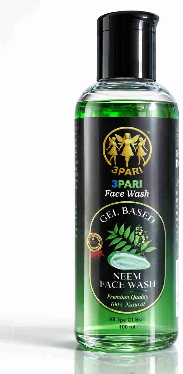 3PARI 100% Neem Aloe Vera for Clear Skin | Anti Acne, Oil Control ...