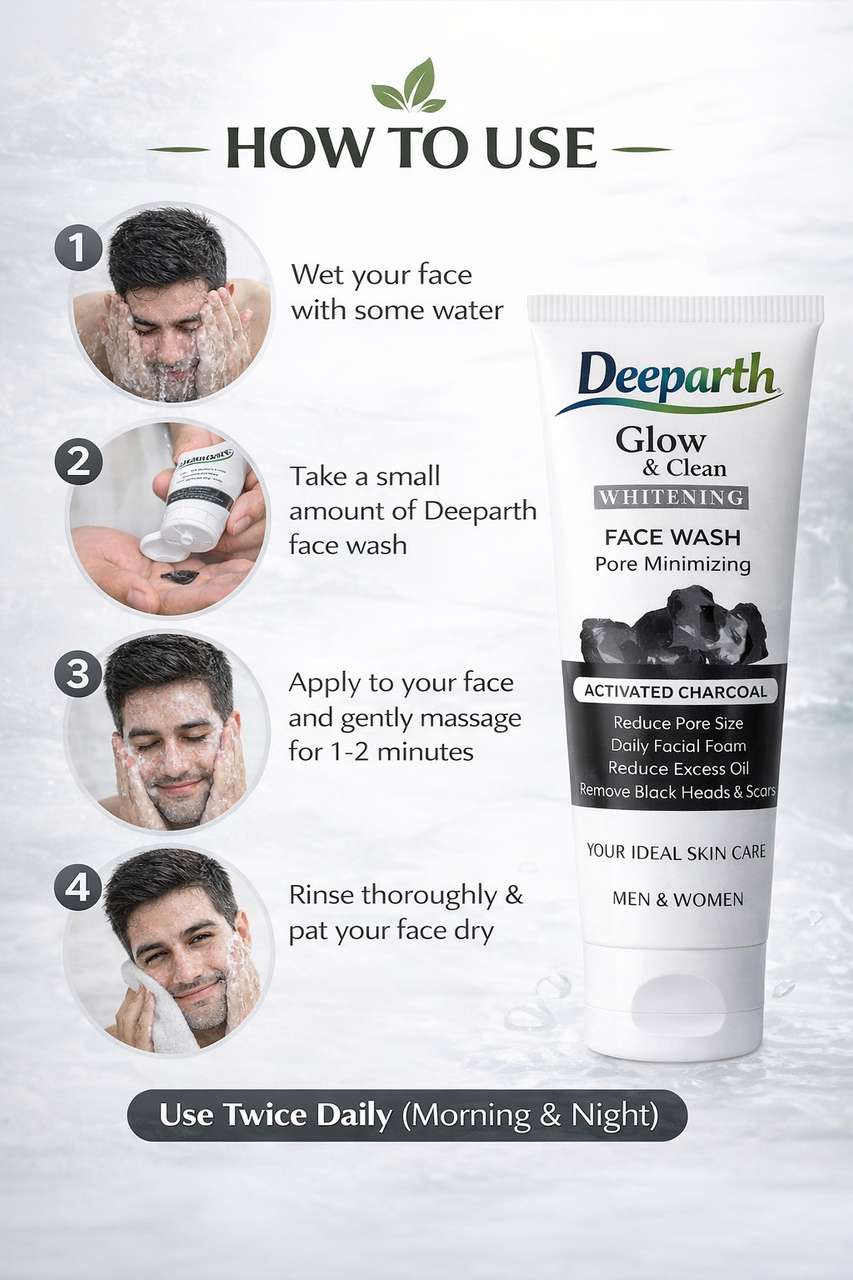 Deeparth Activated Charcoal Clear Skin Formula Face Wash - Price in ...