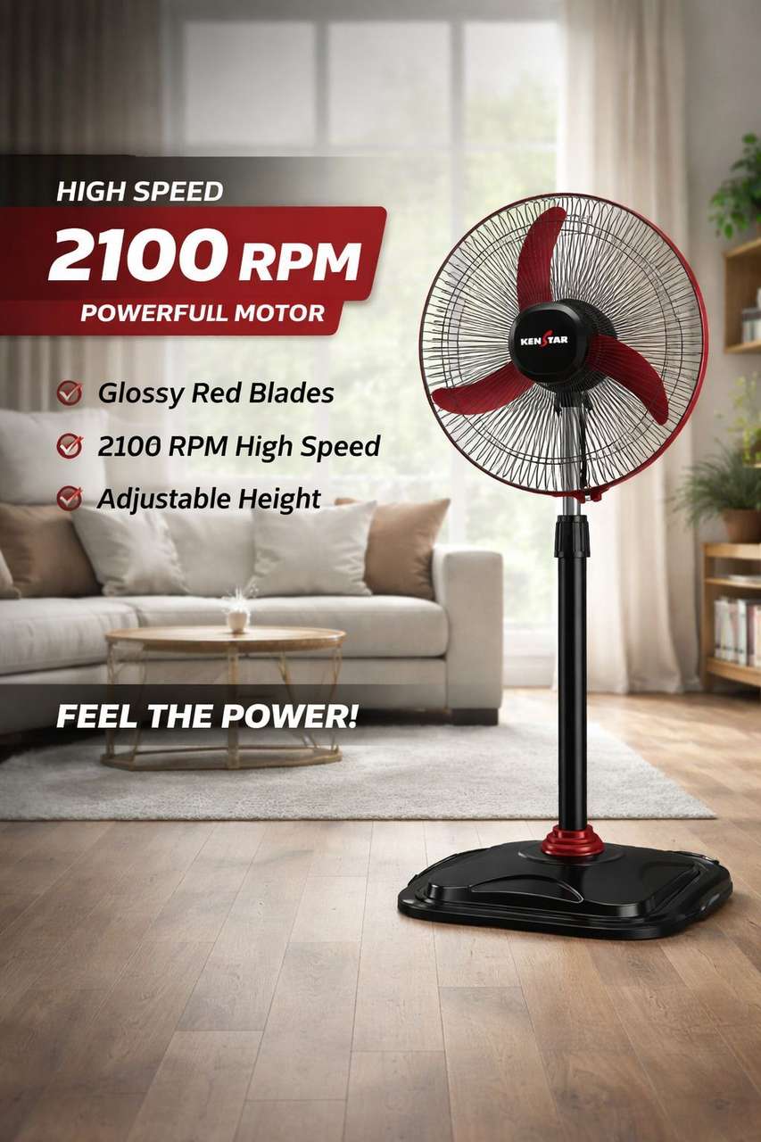 Kenstar Wind Speed Ultra MRN | Rechargeable | Floor Stand | Ultra High ...