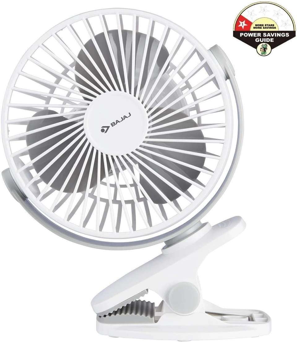 BAJAJ Pygmy Mini Personal Fan USB Rechargeable with 2 Year Warranty ...