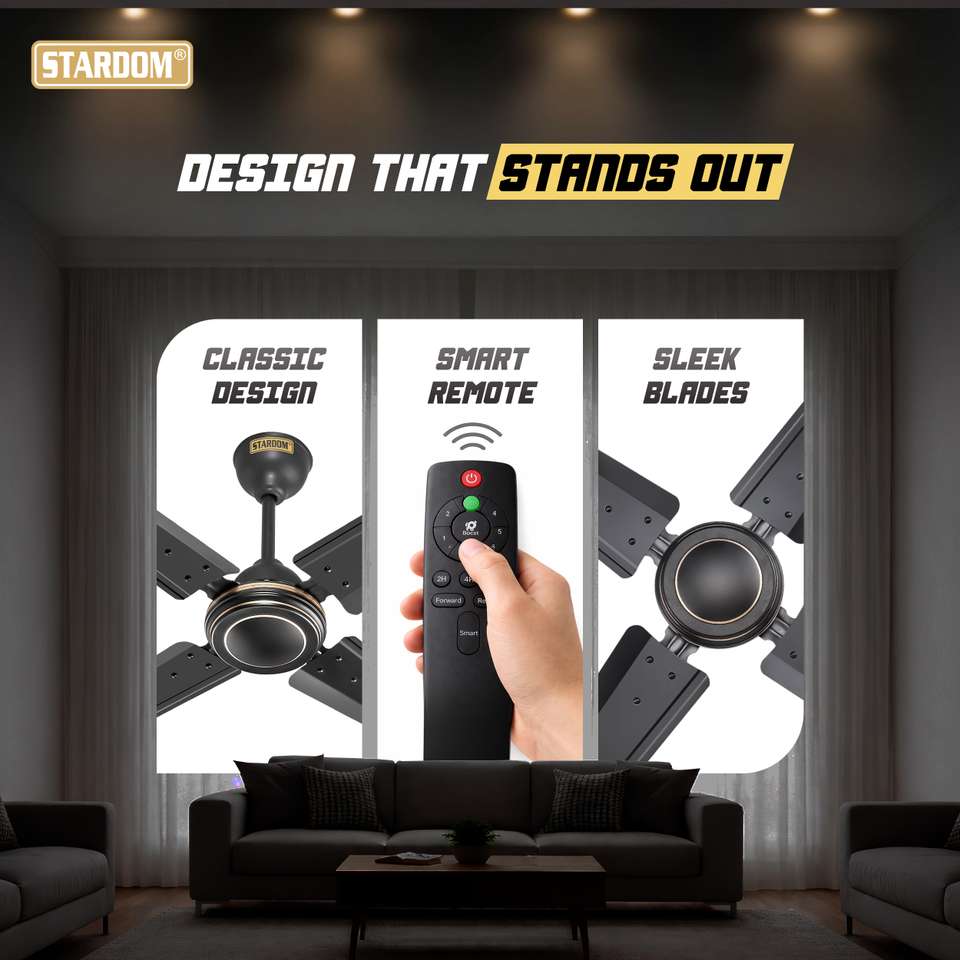 Stardom EAGLE BLDC with 36 Months Warranty BLDC Motor with Remote 600 ...