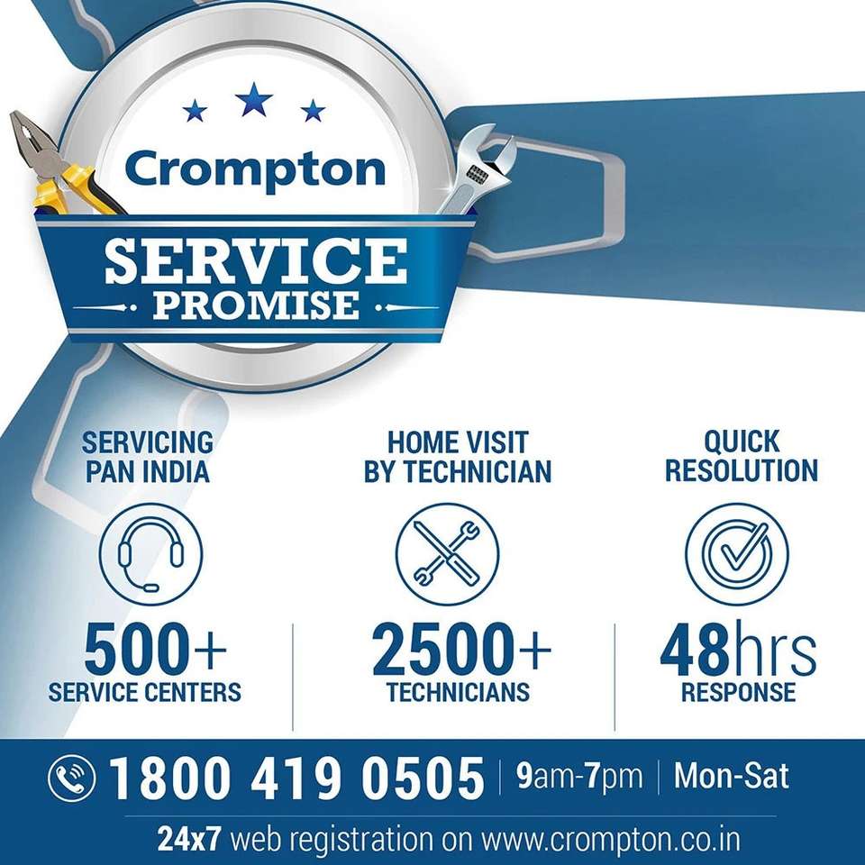 Crompton High Flo Wave Plus with 2 Year Warranty 400 mm Pedestal Fan ...