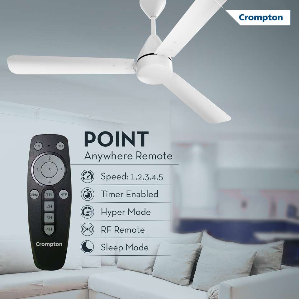 Crompton Energion Hyperjet BLDC Technology Remote Control with 2 Year ...