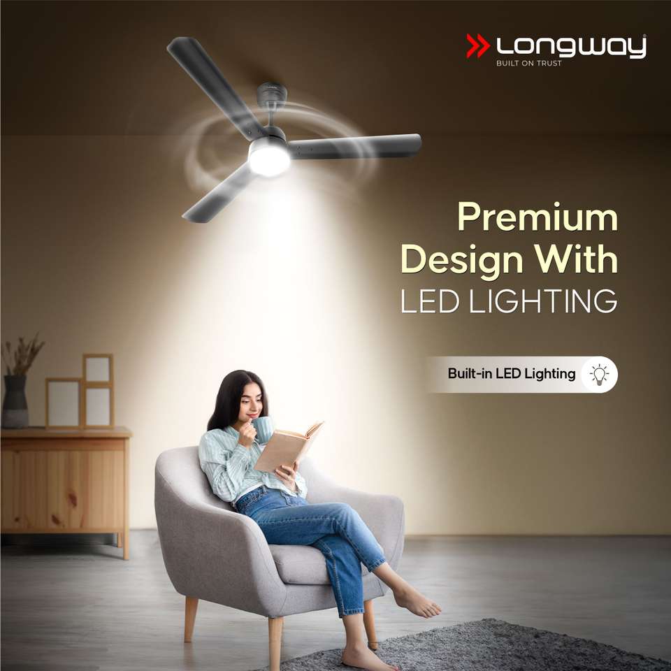 Longway Luminair | BLDC Motor | Remote Control | BEE 5 Star Rated with ...