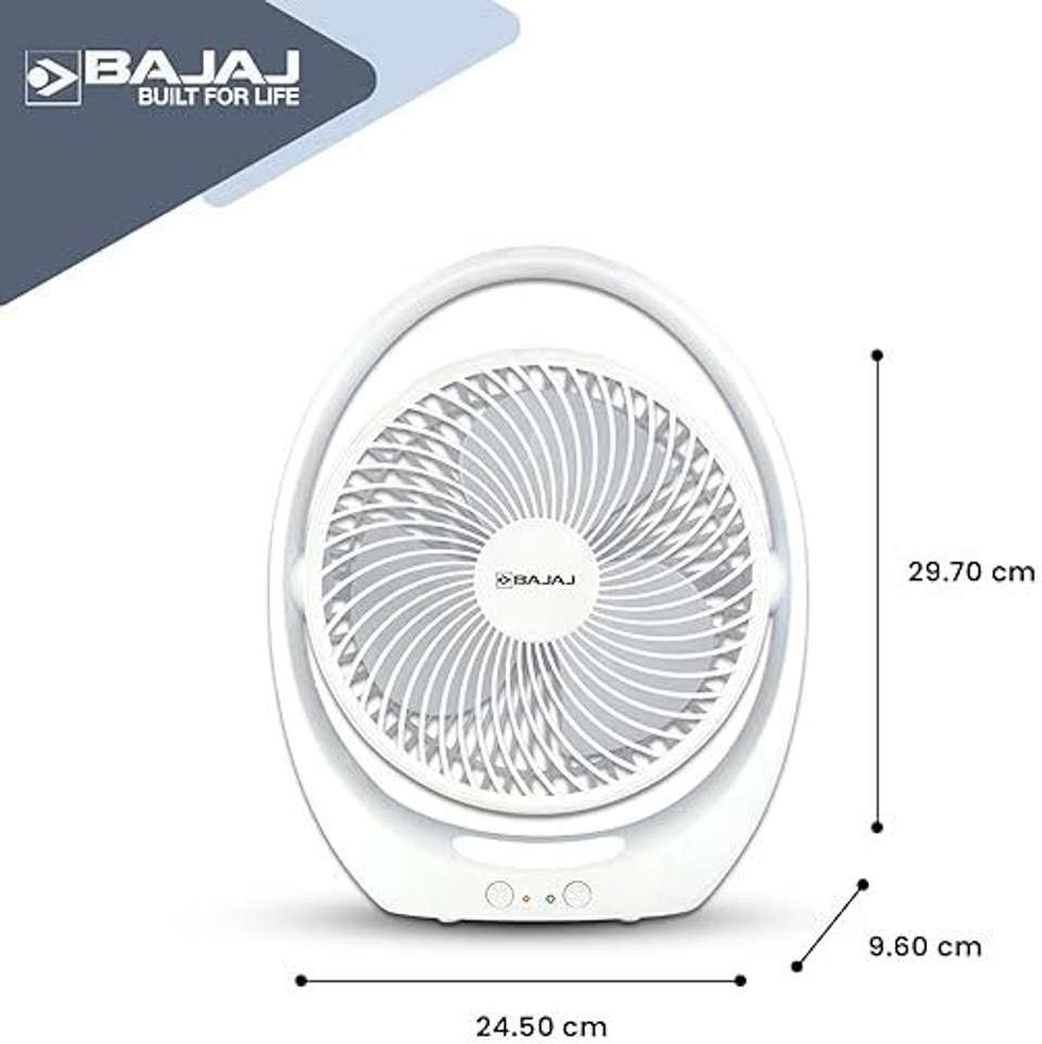 BAJAJ Pygmy Go 178MM Mini with LED Lighting | Rechargeable with 1 Year ...
