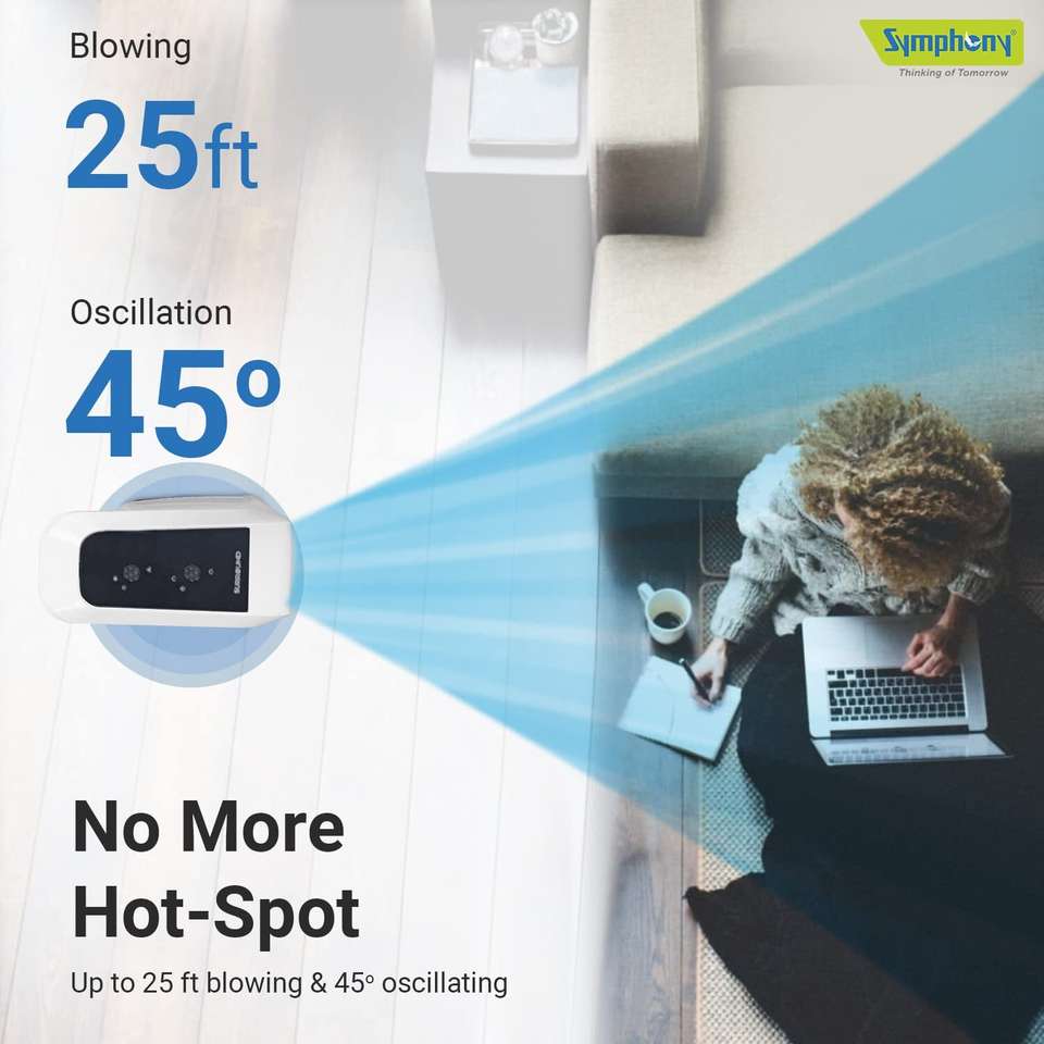 Symphony Surround Bladeless with 1 Year Warranty Ultra High Speed Tower ...