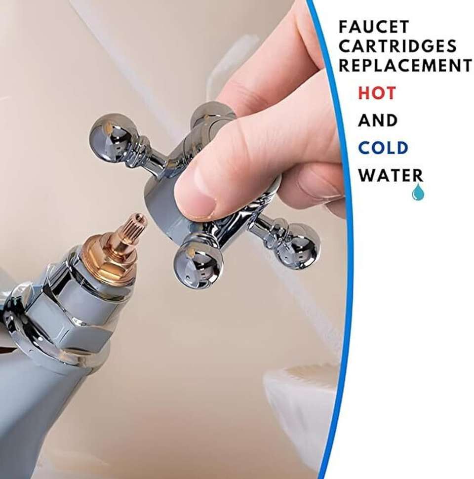 Shree Shyam Spindle(3/4 Inch)Replacement Hot&Cold Faucet Valve for ...