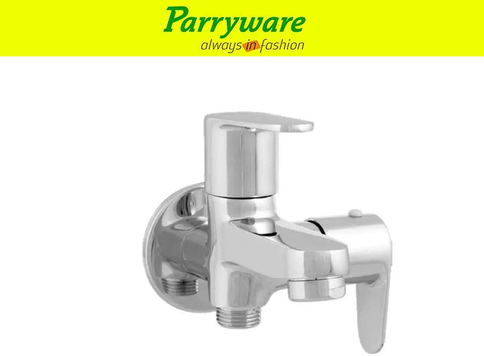 Parryware Uno 2-in-1 Bib Cock Tap – Wall Mounted Brass set of 4 pic 397 ...