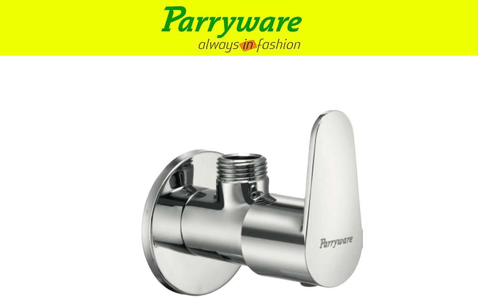 Parryware Uno Angle Valve – Brass Quarter Turn Stop Valve set of 3 pic ...