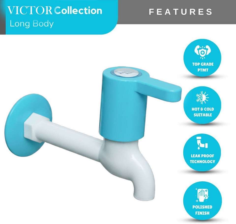 REALFLOW by REAL FLOW LONG BibCock Tap PTMT Heavy Plastic Faucet With ...
