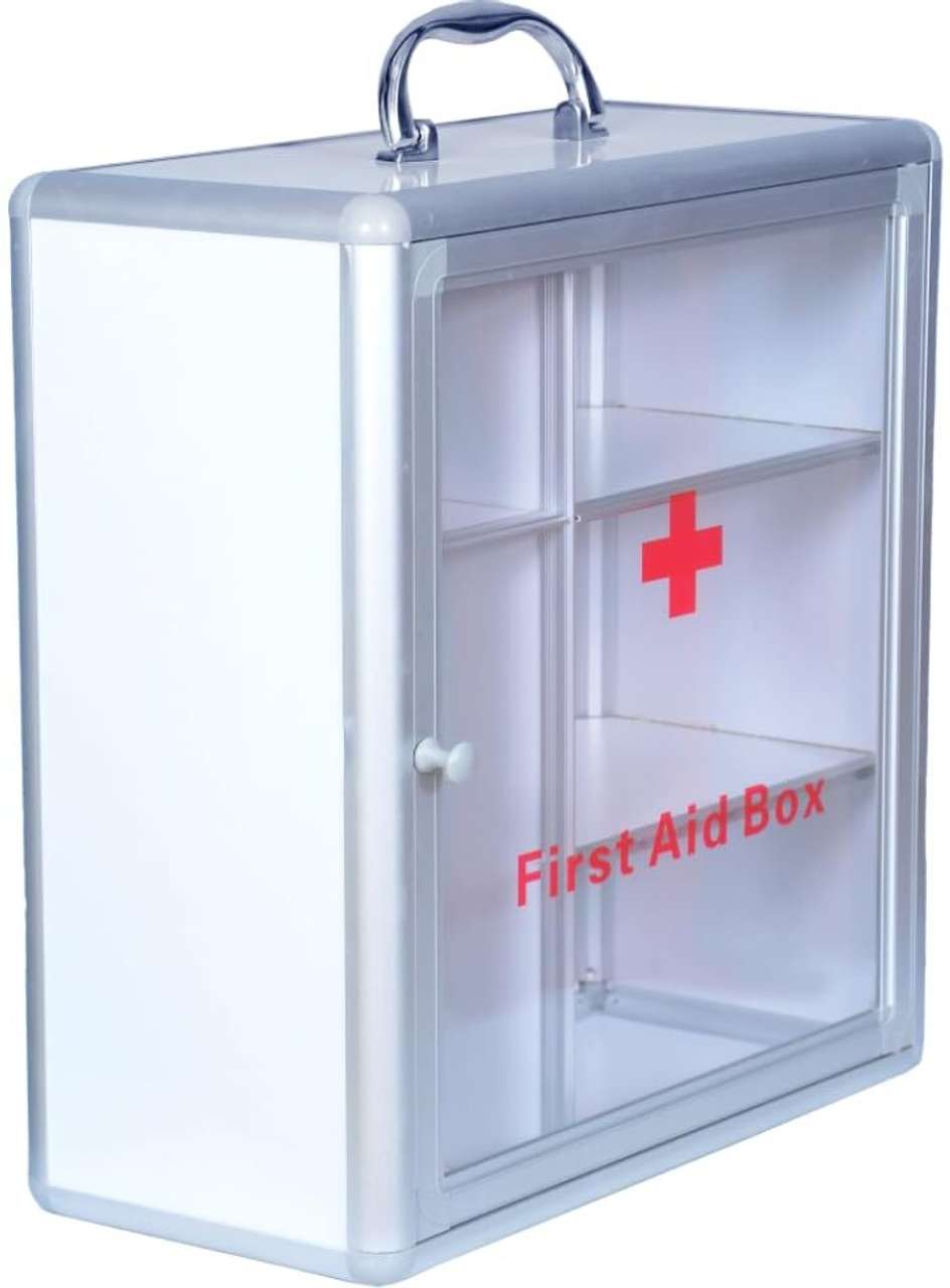 Nlive Wall mountable Metal First Aid Box for School, Office/Home Medium ...