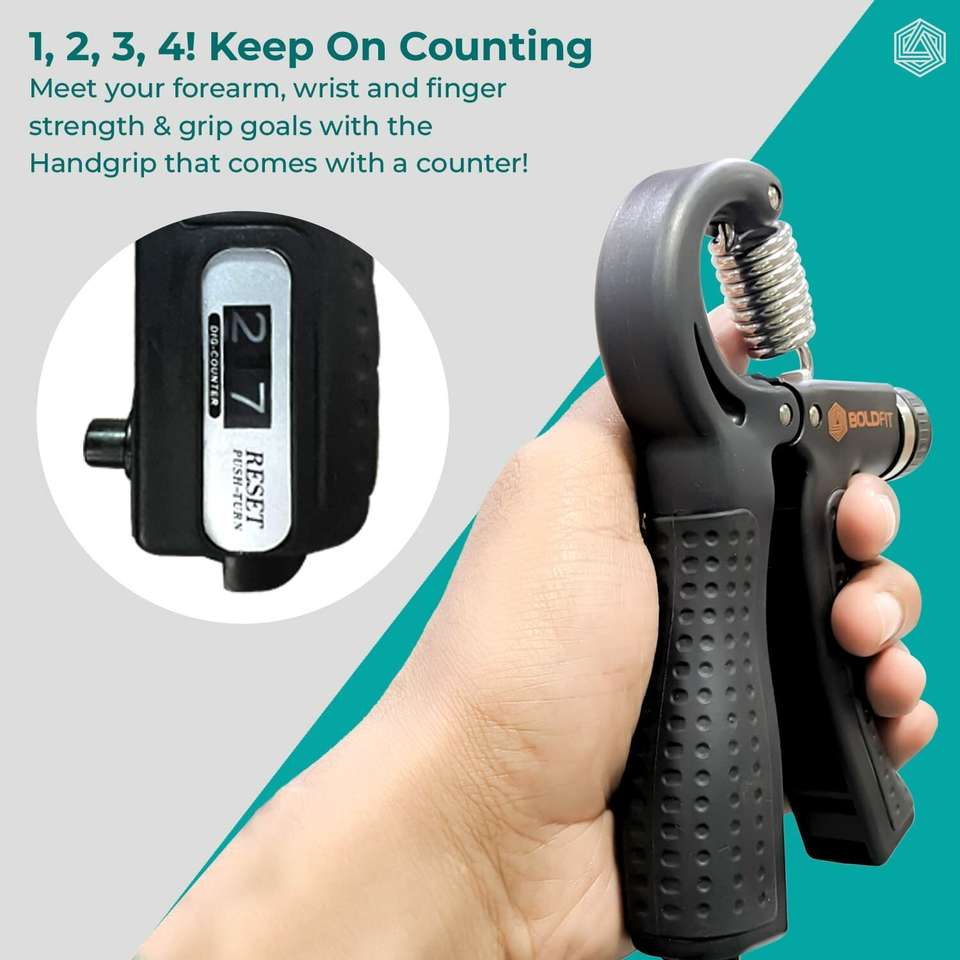 BOLDFIT Hand Grip 60 Kg Hand Gripper for Men Women Finger Forearms ...