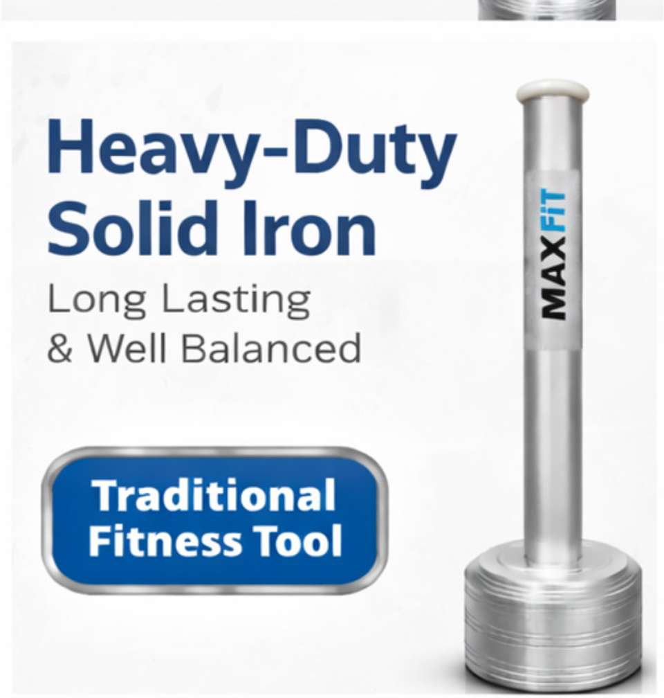 Maxfit Iron Mace for Strength Training | Heavy Duty Steel Macebell ...