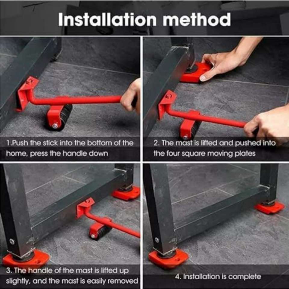shree momai Furniture Shifter Moving Wheels Kit Mover Tool Furniture ...